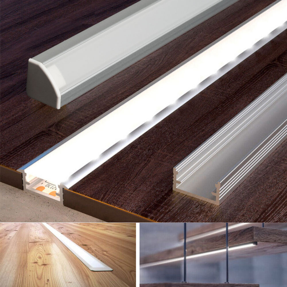 Emco 10x 1M Surface Recessed Corner Stair Table LED Strip Trunking Pro